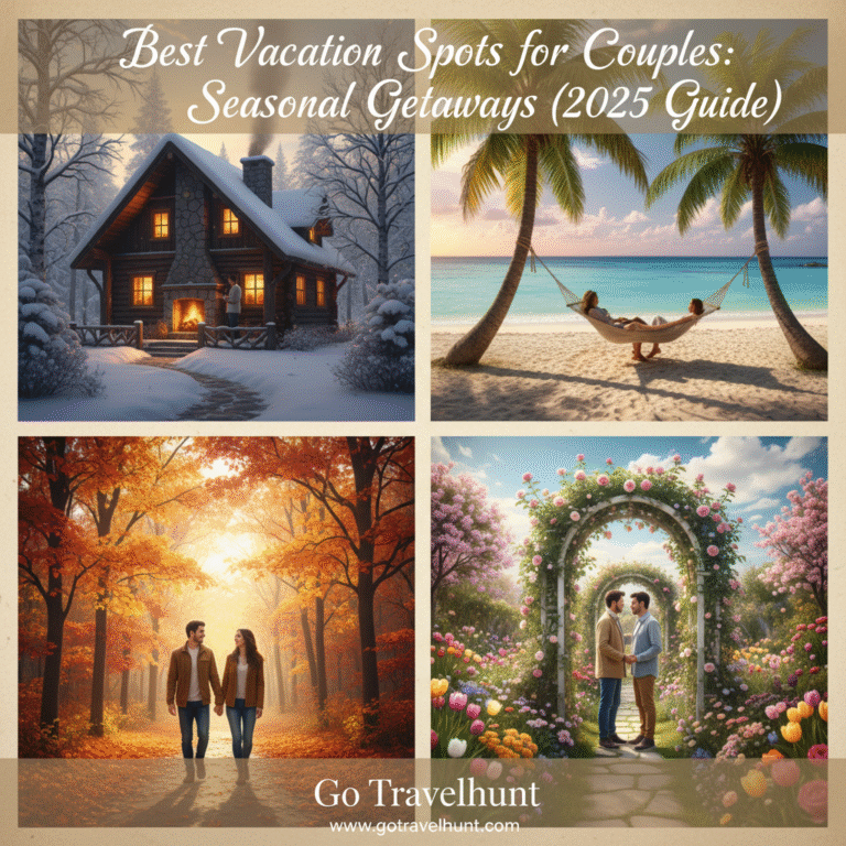 Best Vacation Spots for Couples: Seasonal Getaways - GoTravelHunt Getaways